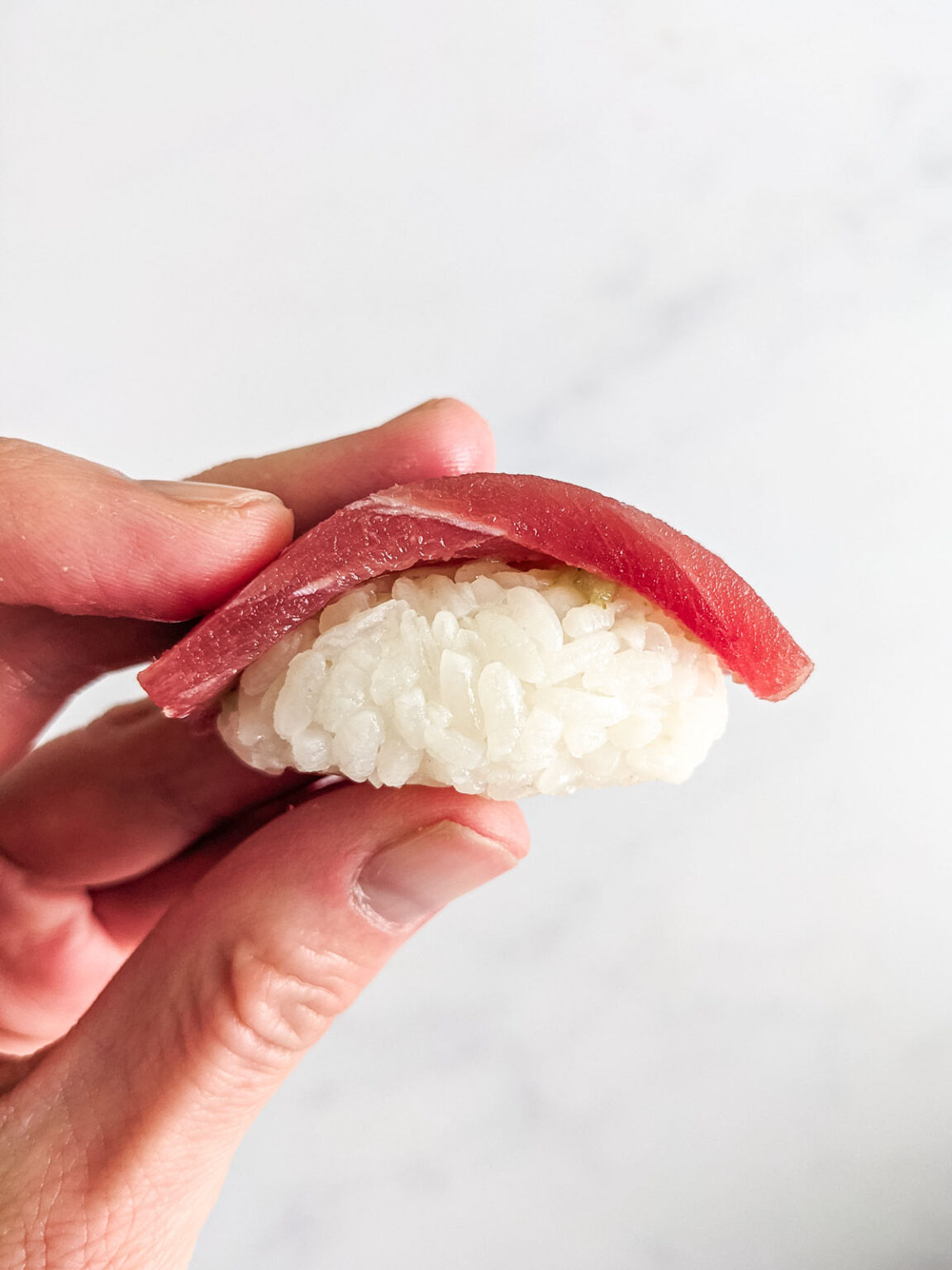 How to Make Tuna Nigiri - Sushi Staycation