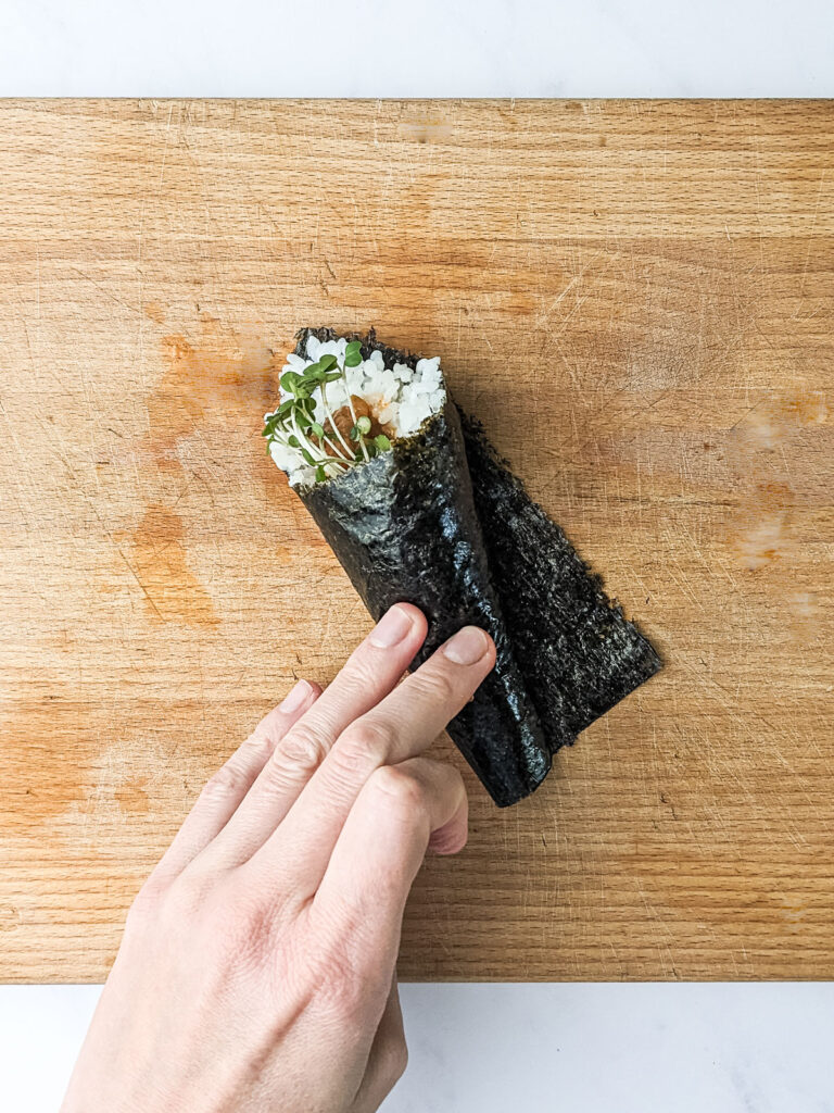 Spicy Tuna Hand Rolls - Sushi Staycation